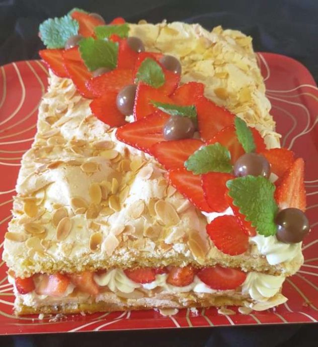 Kesän eka mansikkabrita