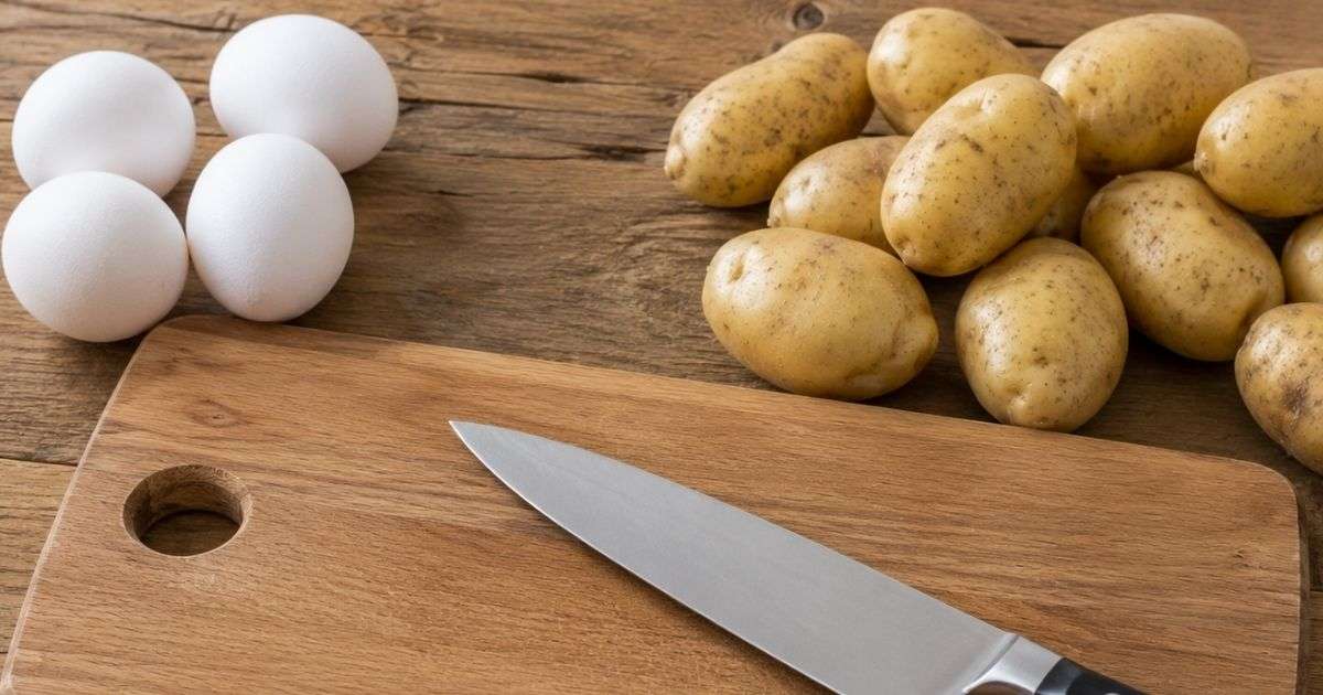 Uskomattoman herkullinen ateria kananmunista ja perunasta