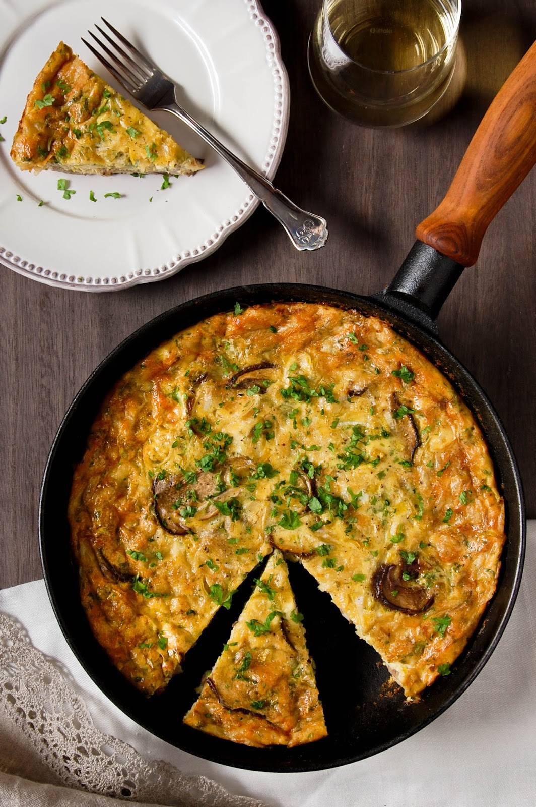 Purjo-herkkutattifrittata