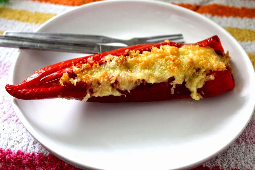 Riisiä ja papuja paprikassa