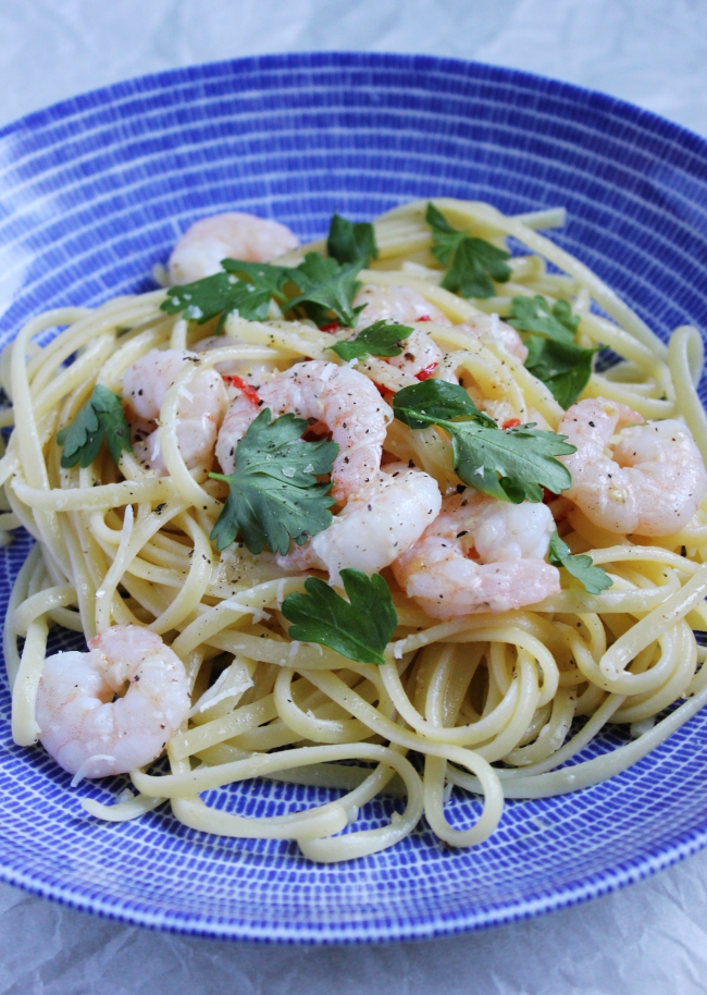 Less is more: lime-katkarapupasta