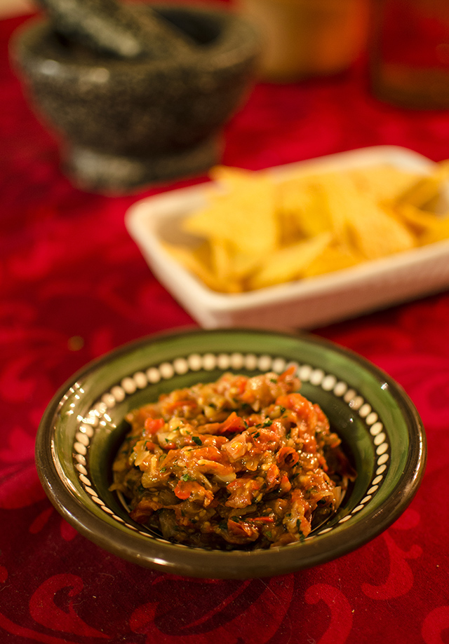 Salsa cocida - paahdettu tomaattisalsa