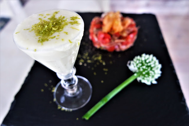 Gaspacho - meloni, kookos, lime
