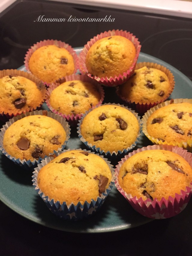 Vanilja-suklaamuffinit